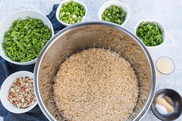 Instant Pot Nutty Herb Rice