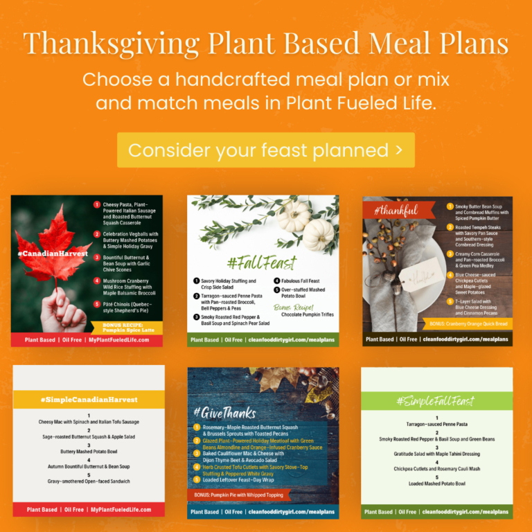 Plant Based Thanksgiving: 25 Recipes the Whole Family Will Love