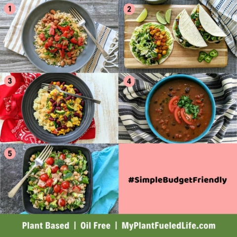 Budget Friendly/Vegan Plant Based Meal Plan