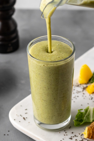Green Goddess Golden Milk Smoothie