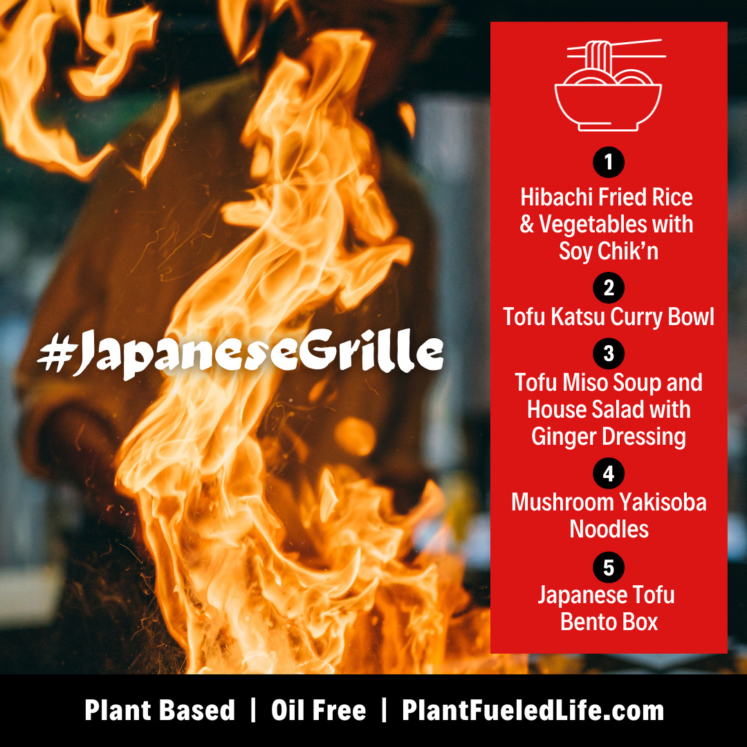 Japanese Grille Plant Based Meal Plan | Vegan & Oil-Free
