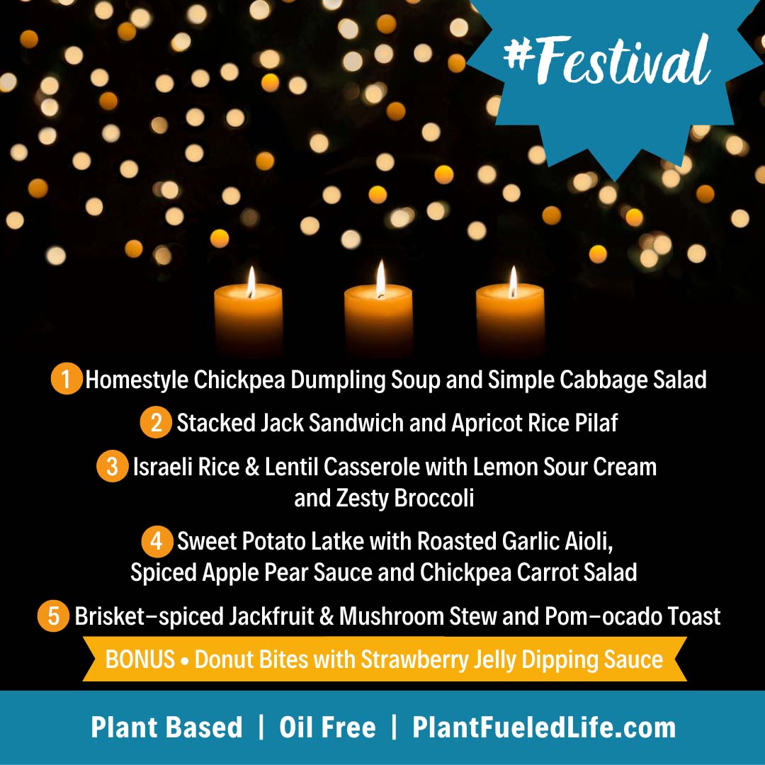 Plant Based Traditional-inspired Jewish Menu