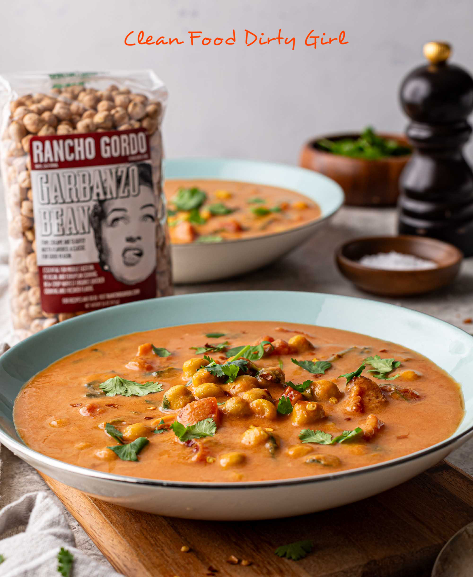 Chickpea Masala Tomato Soup Using Rancho Gordo Beans