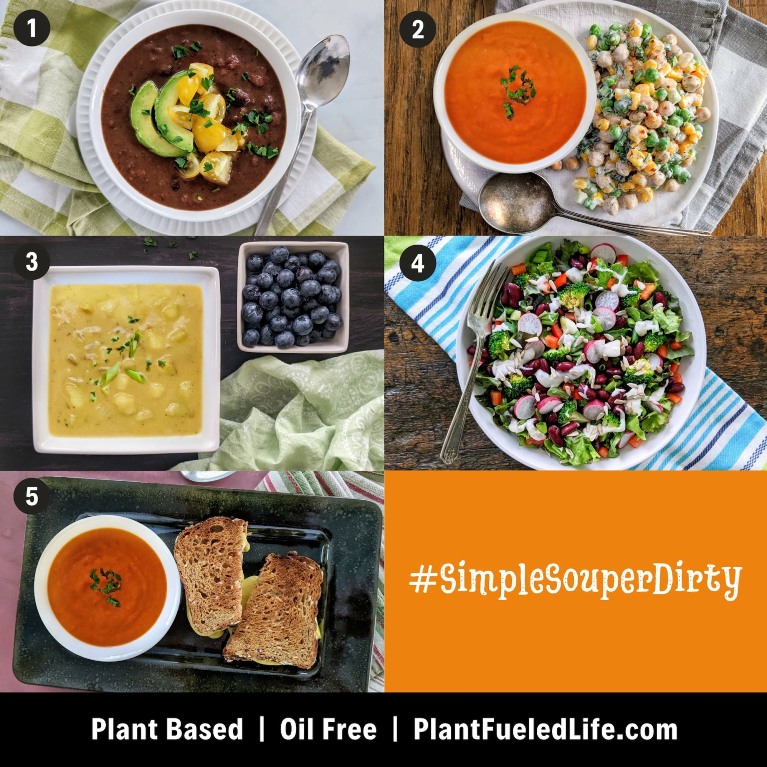 Souper Dirty | Meal Plan Featuring Whole Food Plant Based Soups