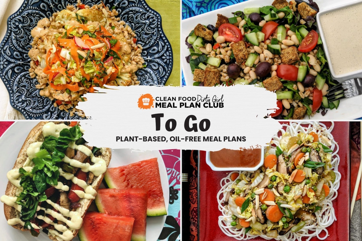 To Go | Plant-Based Takeout-Inspired Meal Plan | Clean Food Dirty Girl