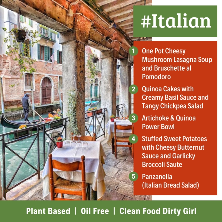 Italian | Whole-Food Plant-Based Meal Plan | Clean Food Dirty Girl