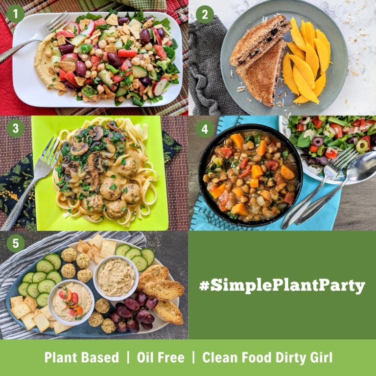 Plant Party Meal Plan | Flavor-Packed WFPB Recipes
