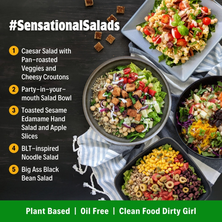 Sensational Salads | Oil-Free Salads | Clean Food Dirty Girl