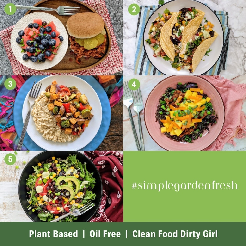 Garden Fresh | Whole-Food Plant-Based Meal Plan | Clean Food Dirty Girl